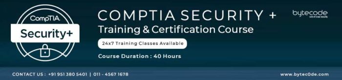 Learn Best CompTIA Security Plus Training in Delhi -2024