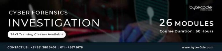Learn Best Cyber Forensics Investigation Course in Delhi (2023)