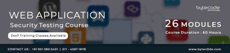 Web Application Security Course in Delhi - Bytecode