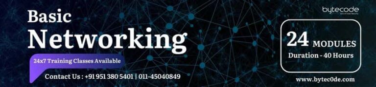 Basic Networking Course in Delhi with Job Assistance